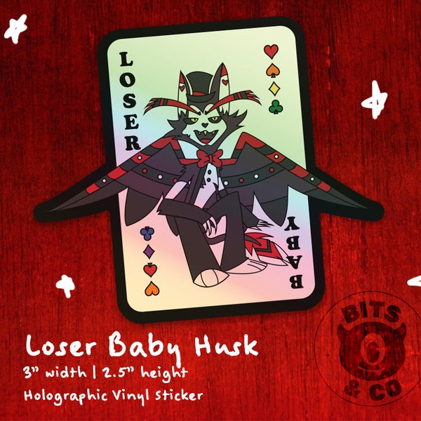 Loser Baby Hazbin Hotel Sticker - Etsy Loser Baby Hazbin Hotel Sticker - Etsy