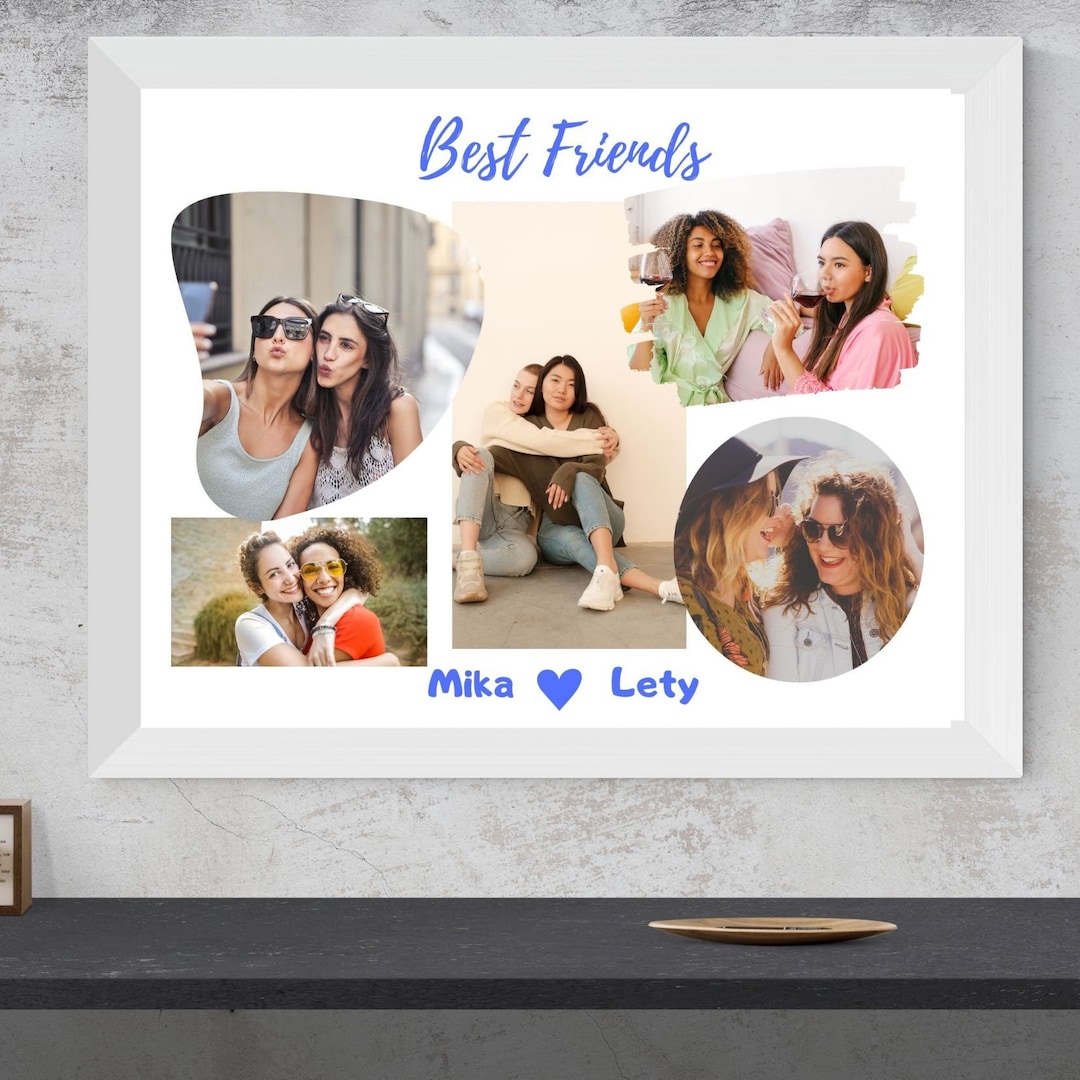 Friends Photos Frame, Friends Prints, Friends Photos, Canva Template ...