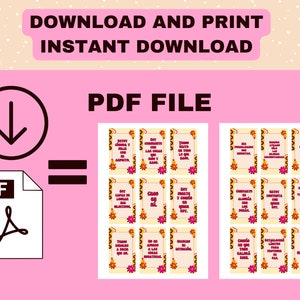 Printable Positive Affirmation Cards in Spanish / Set of 30 Affirmation ...