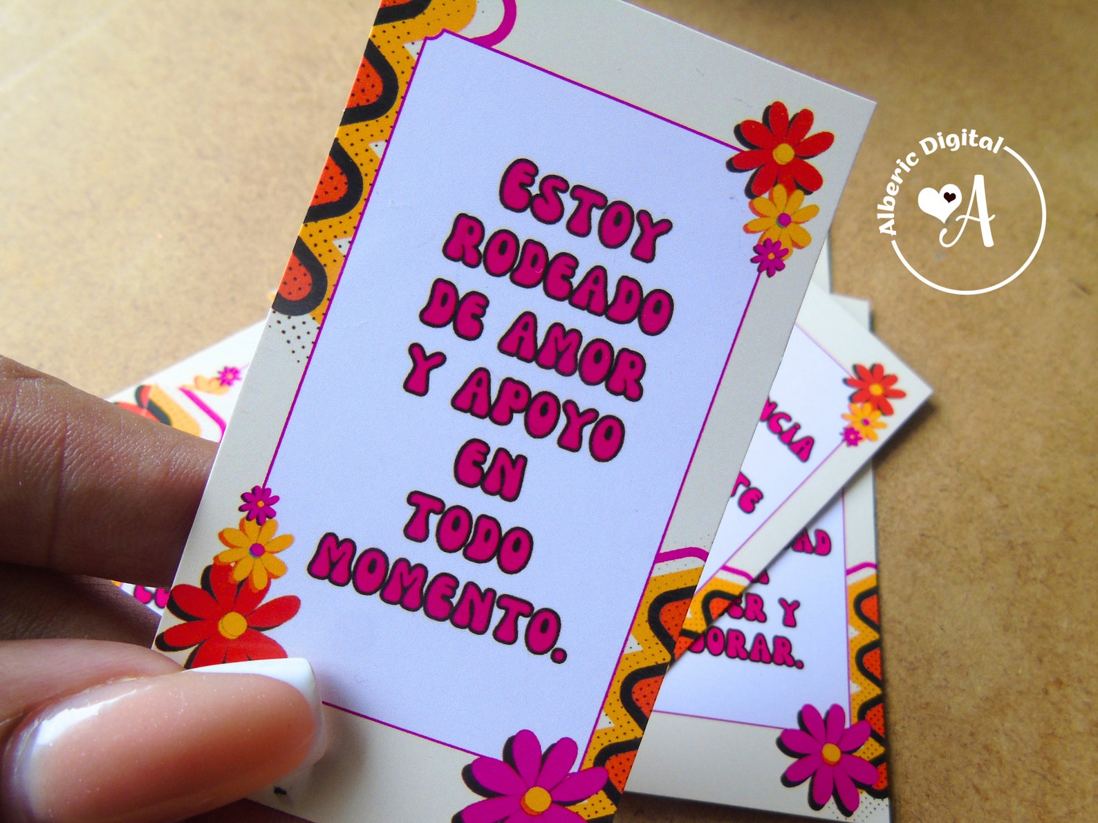 Printable Positive Affirmation Cards in Spanish / Set of 30 Affirmation ...