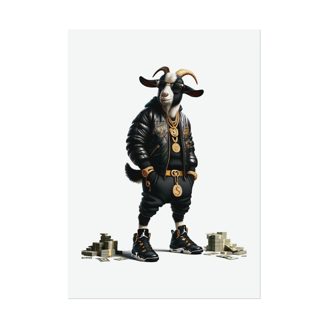 Hip Hop Goat Rolled Posters - Etsy