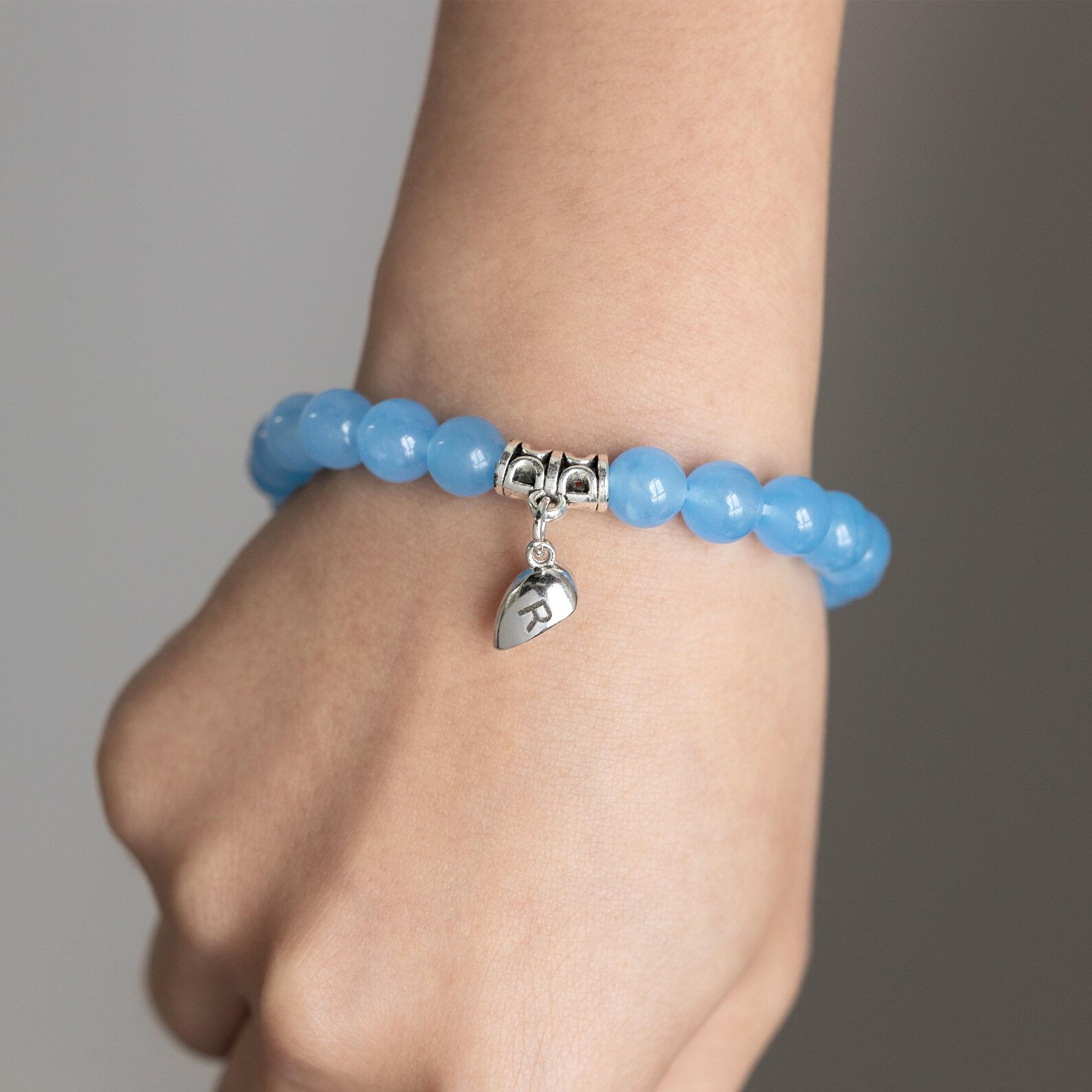 Personalized Initial Couples Bracelets, Magnetic Couple’s Bracelet ...