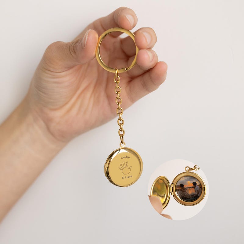 Locket Keychain Kid - Etsy