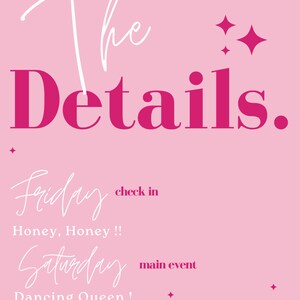 Pink Last Disco Bachelorette Party Invites! - Etsy