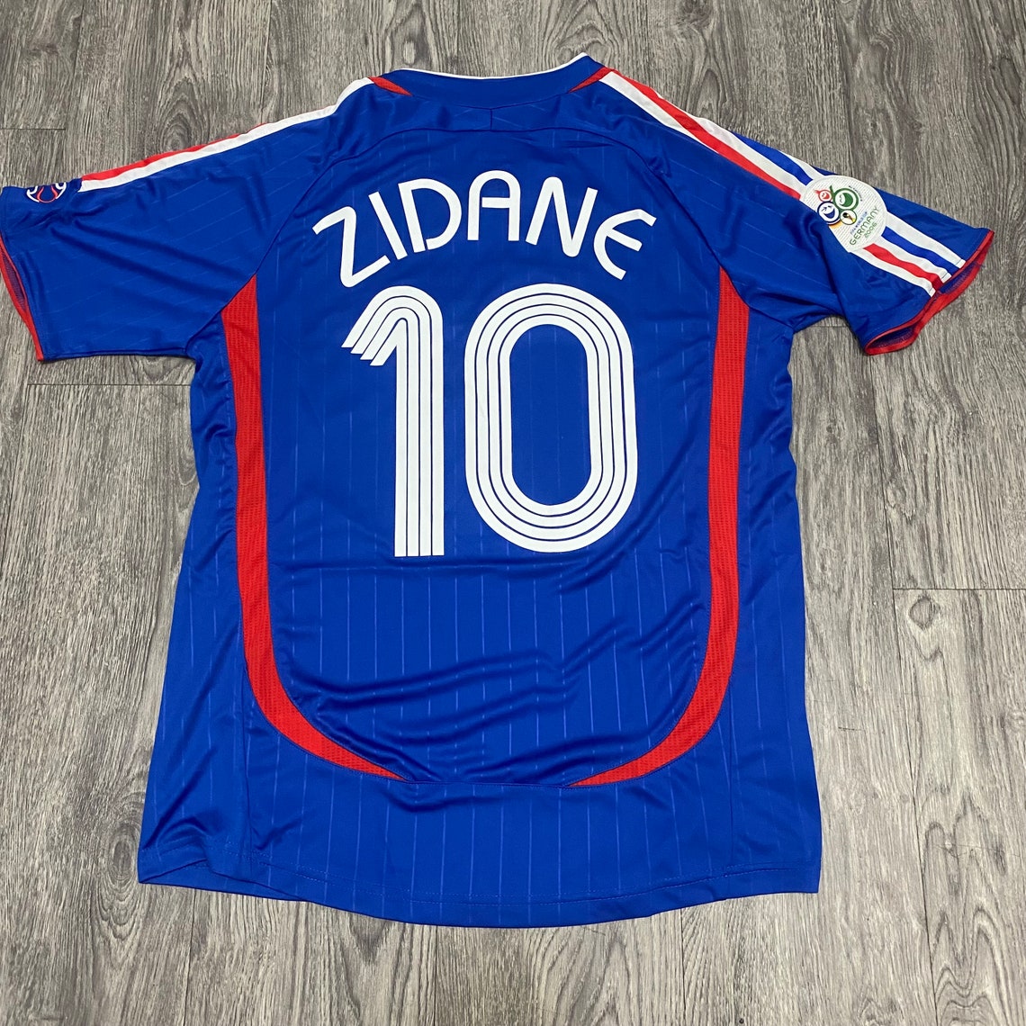 France Zinedine Zidane 10 2006 World Cup Home Jersey - Etsy