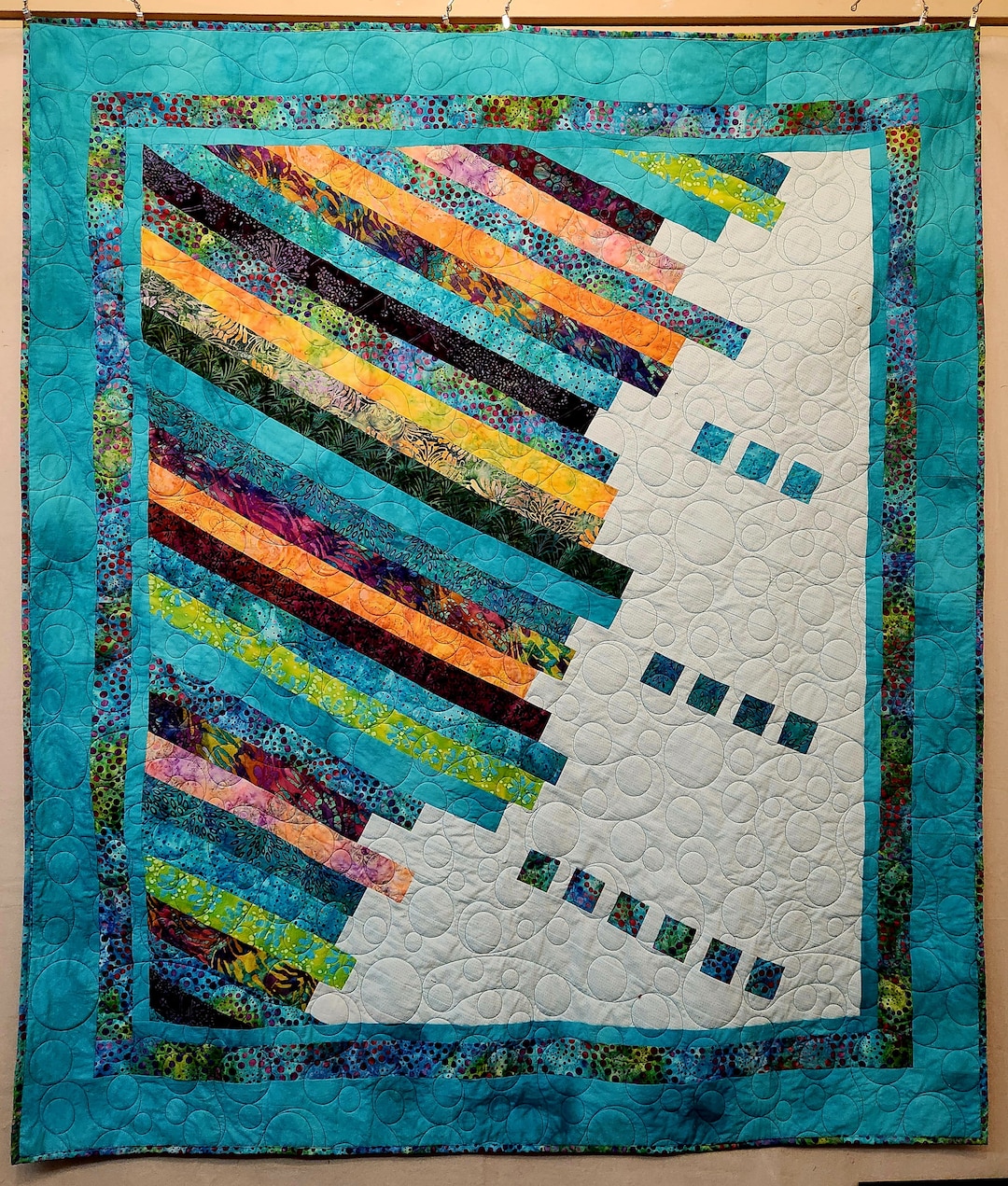 Low Tide Batik Quilt - Etsy