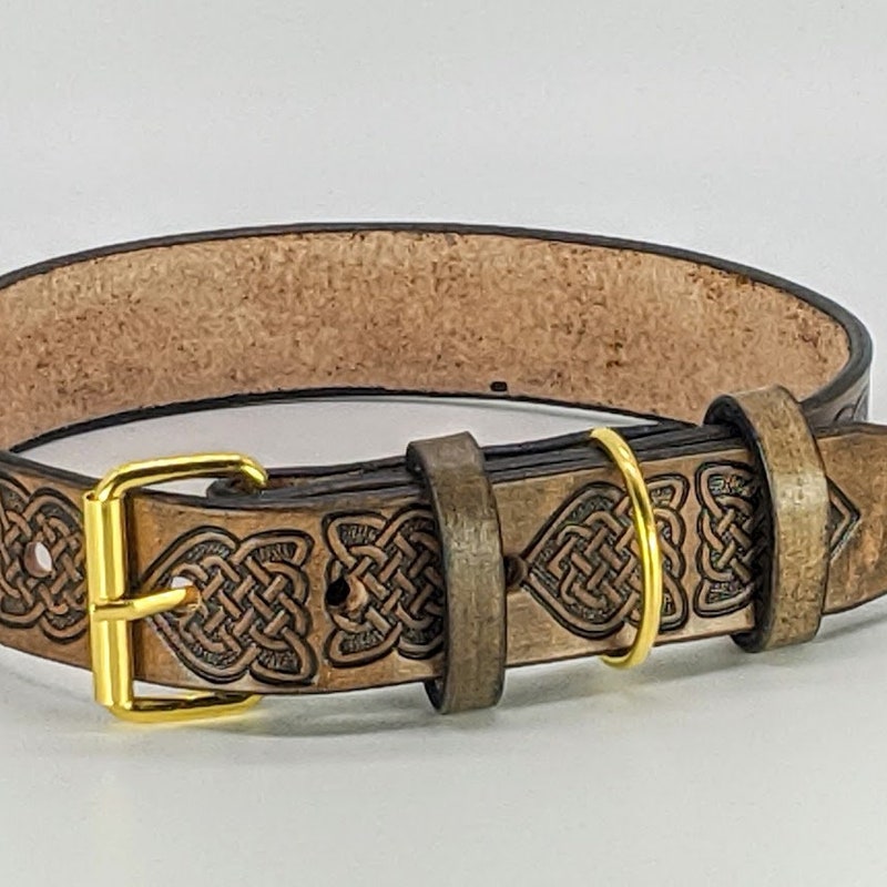 Leather Collar - Etsy