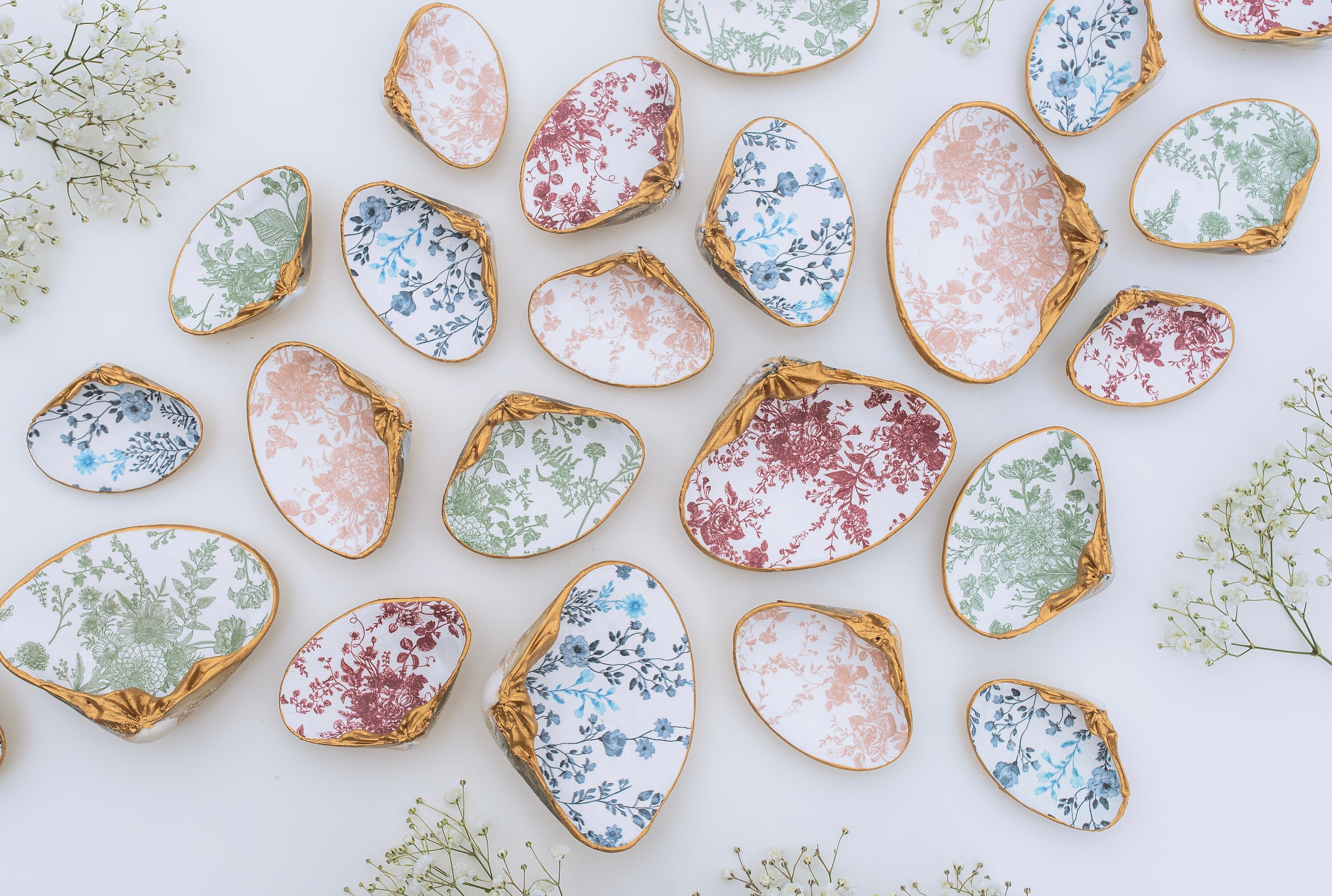 Decoupage Shells - California Central Coast - Etsy