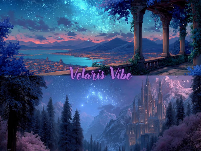 Velaris Fantasy Desktop Wallpaper – A Court of Thorns Inspired Laptop ...