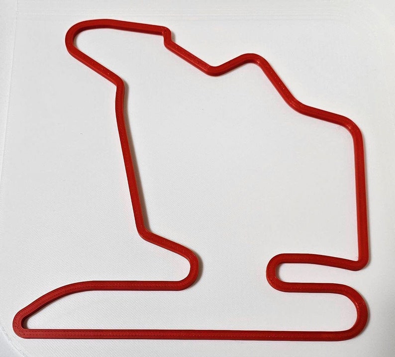 Racetracks F1 Circuits Wall Decorations Regular Size Standard Colors - Etsy
