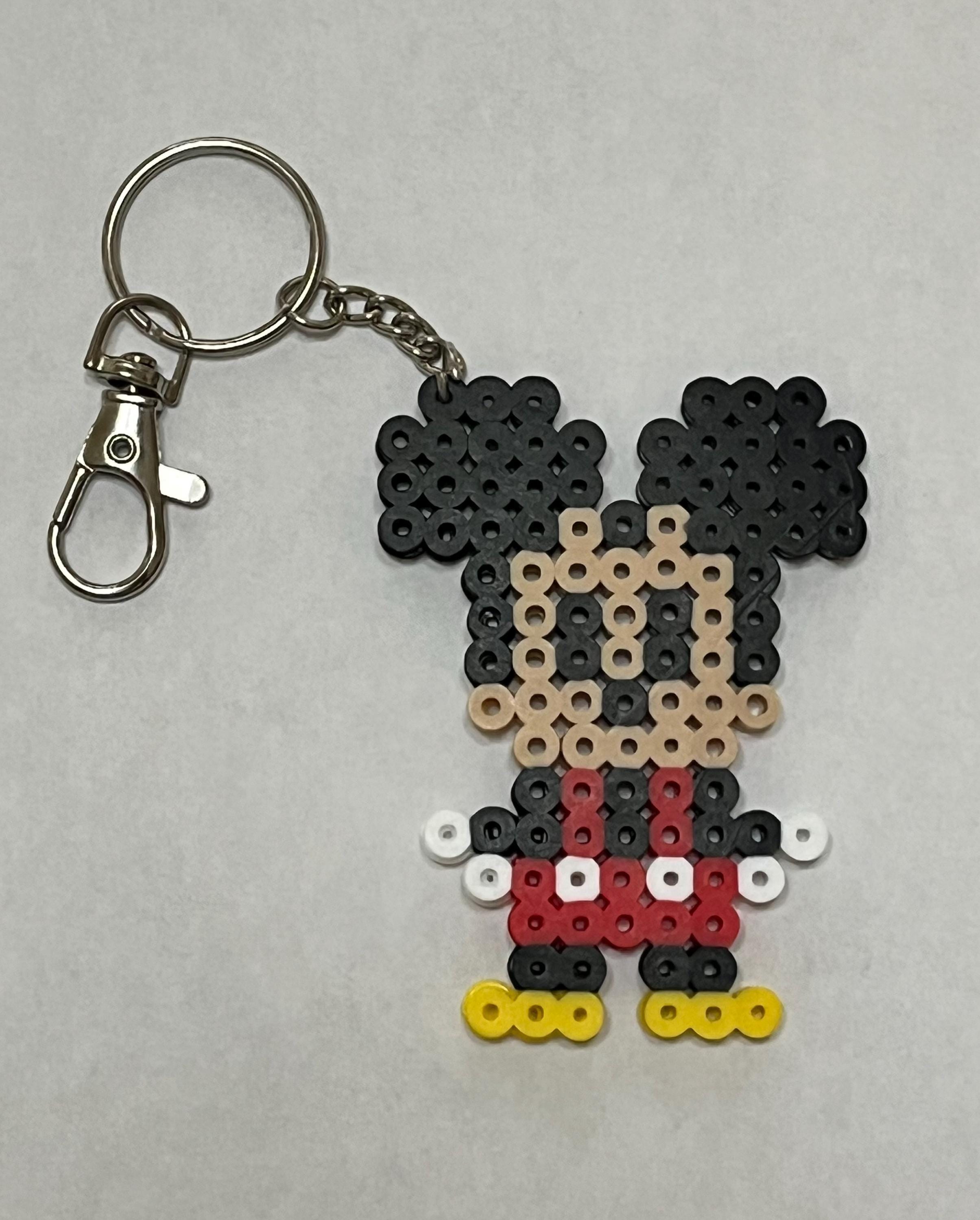 Disney Character Perler Bead Keychains - Etsy