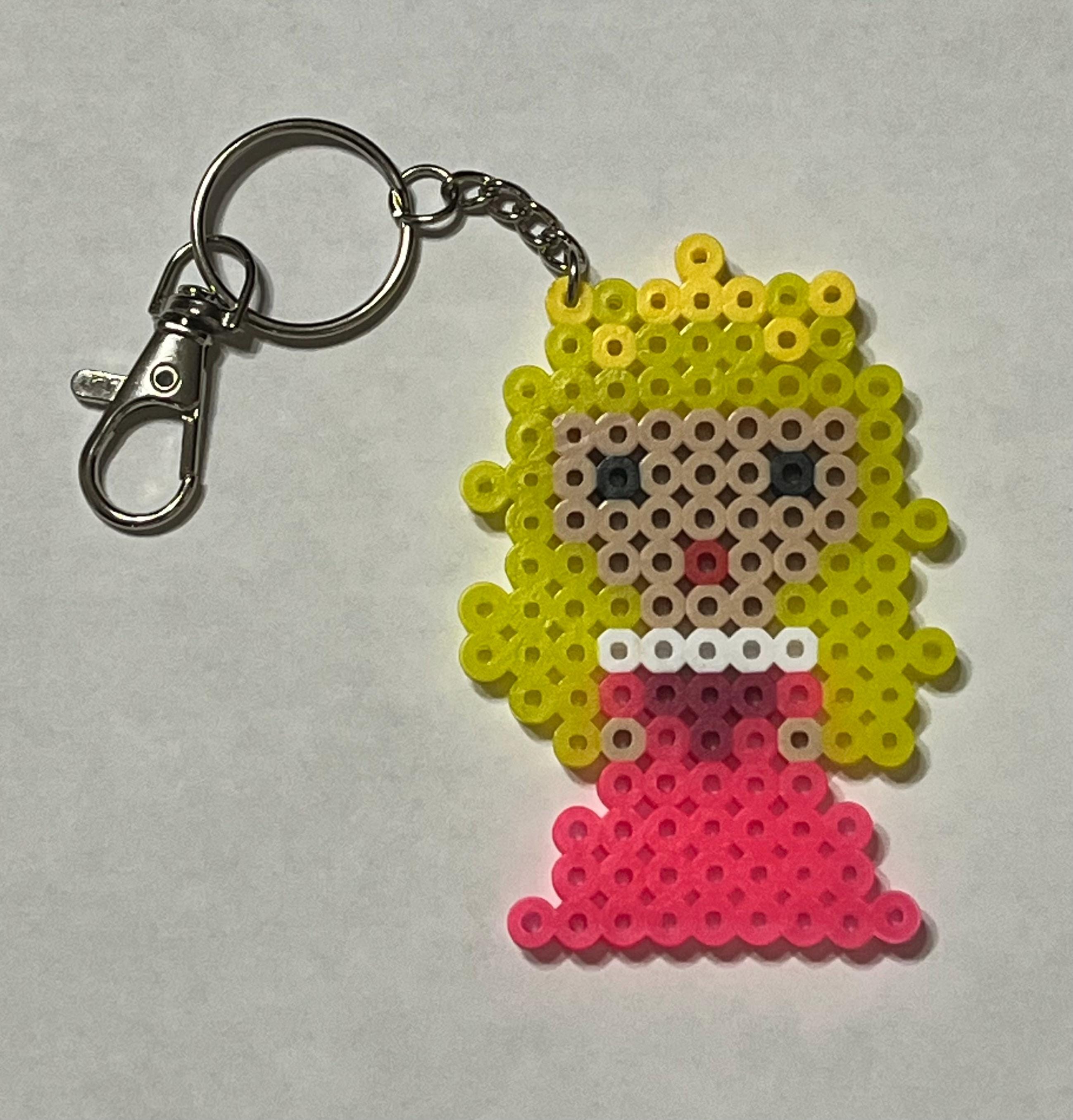 Disney Character Perler Bead Keychains - Etsy