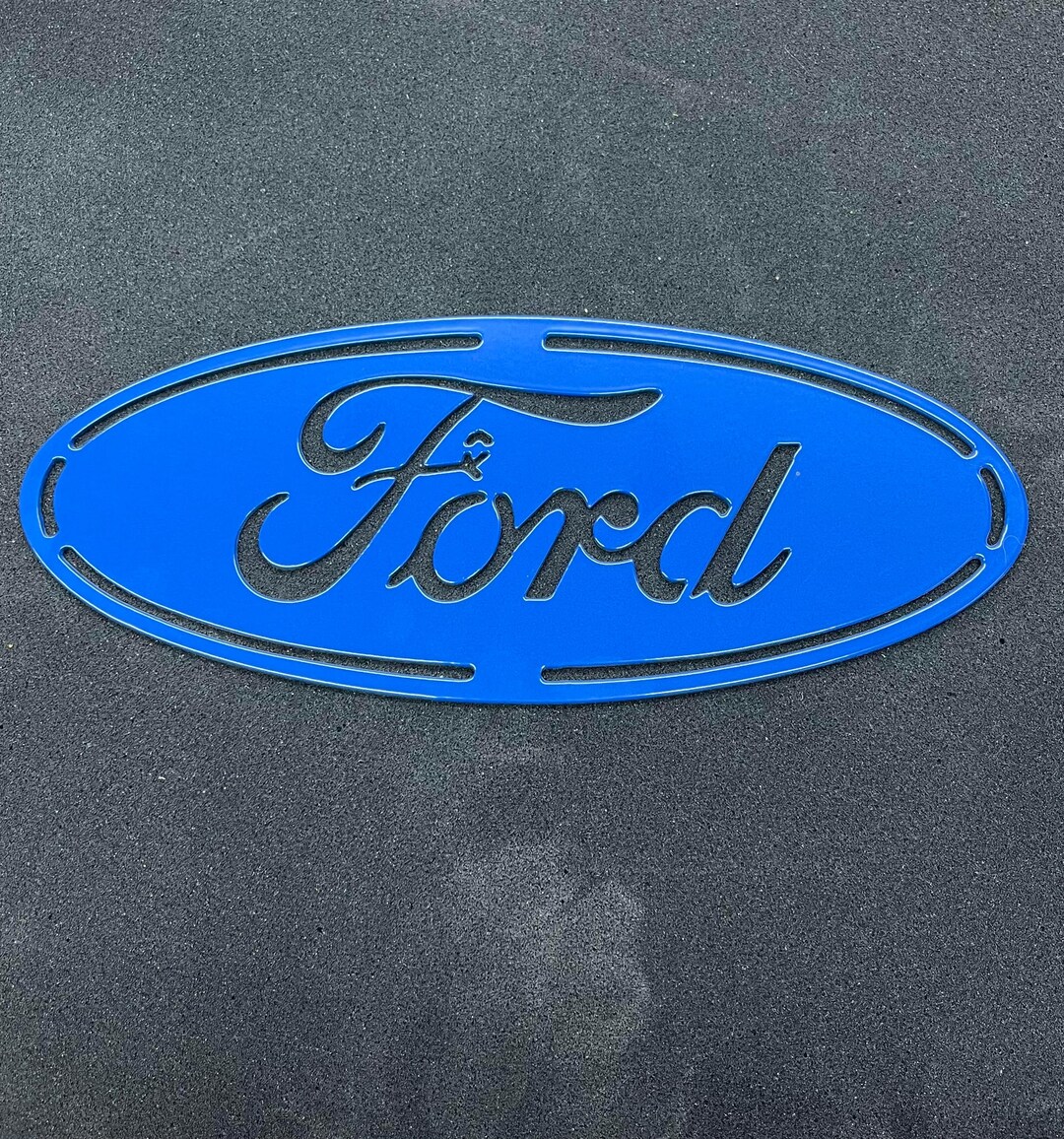 Metal Ford Logo Plaque, Sign, Wall Decoration, CNC Plasma Cut, Powder ...