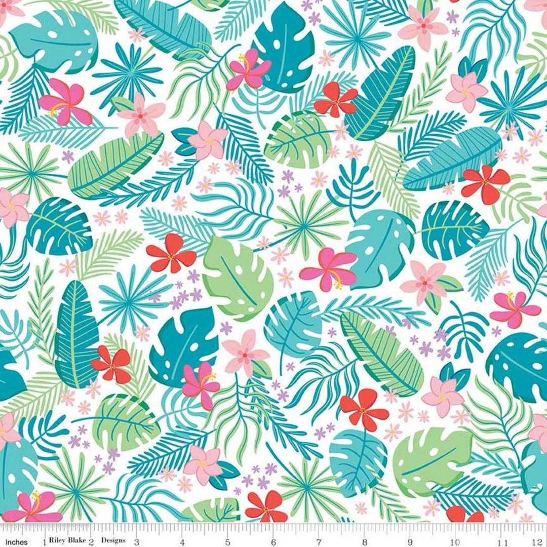 Sunshine Blvd Main White by Amber Kemp-gerstel for Riley Blake Designs ...