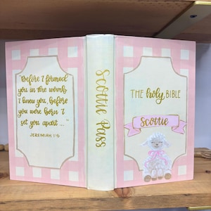 Custom Painted Baby Bibles - Etsy