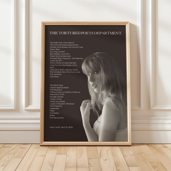 Ttpd Taylor Album Cover - Etsy