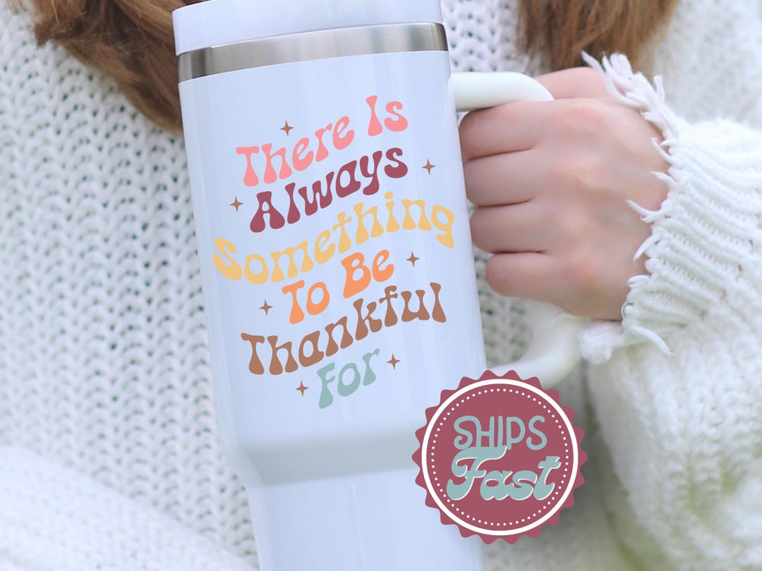 Thankful Tumbler, Fall Tumbler, Thankful Mug, Autumn Tumbler ...