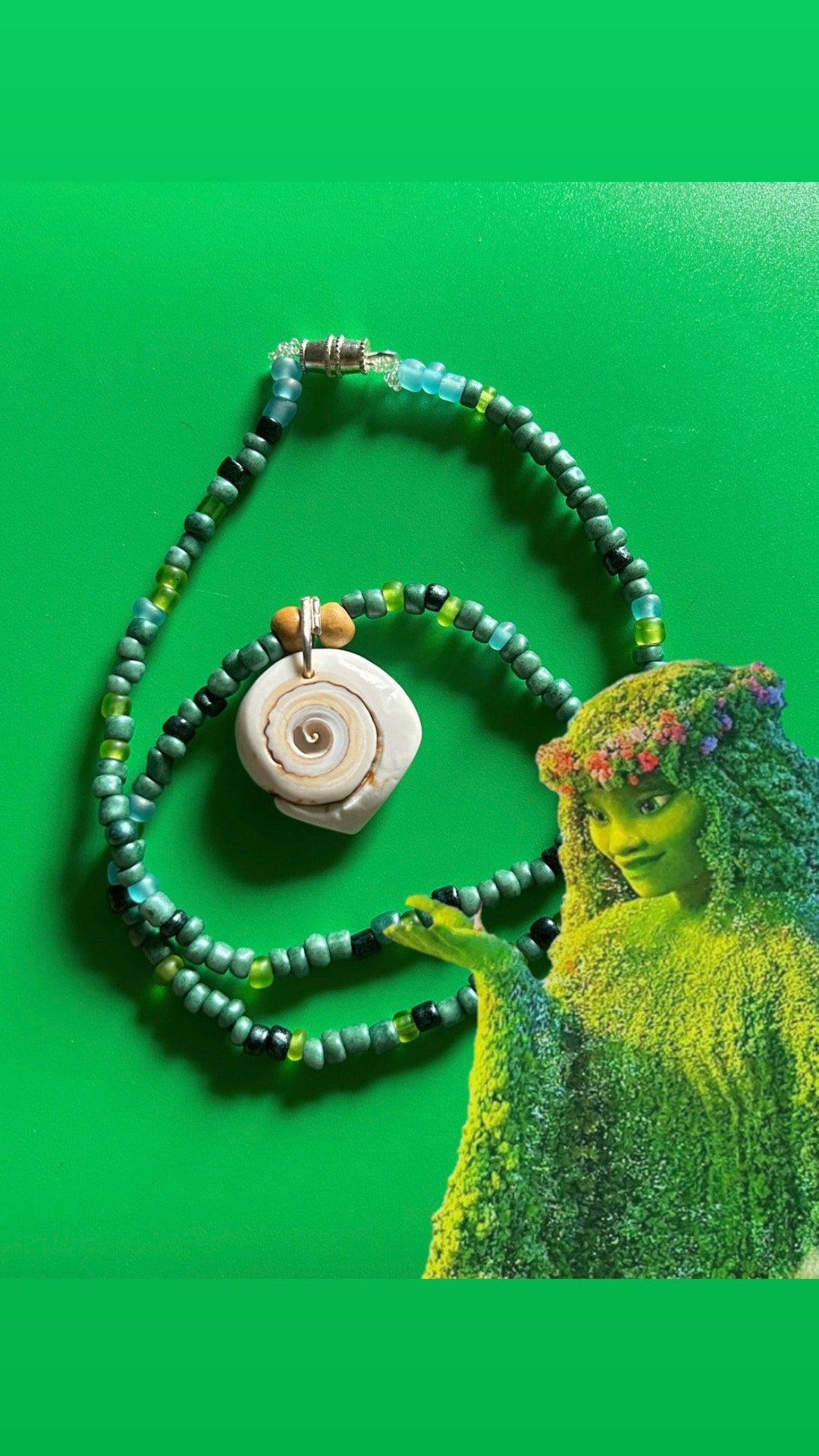Moana Inspired Shell Necklace - Etsy