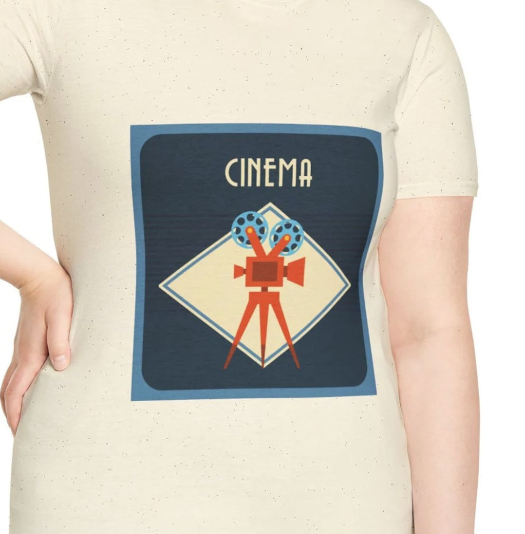Cinema Projector T-shirt, Movie Night Unisex Softstyle Tee - Etsy