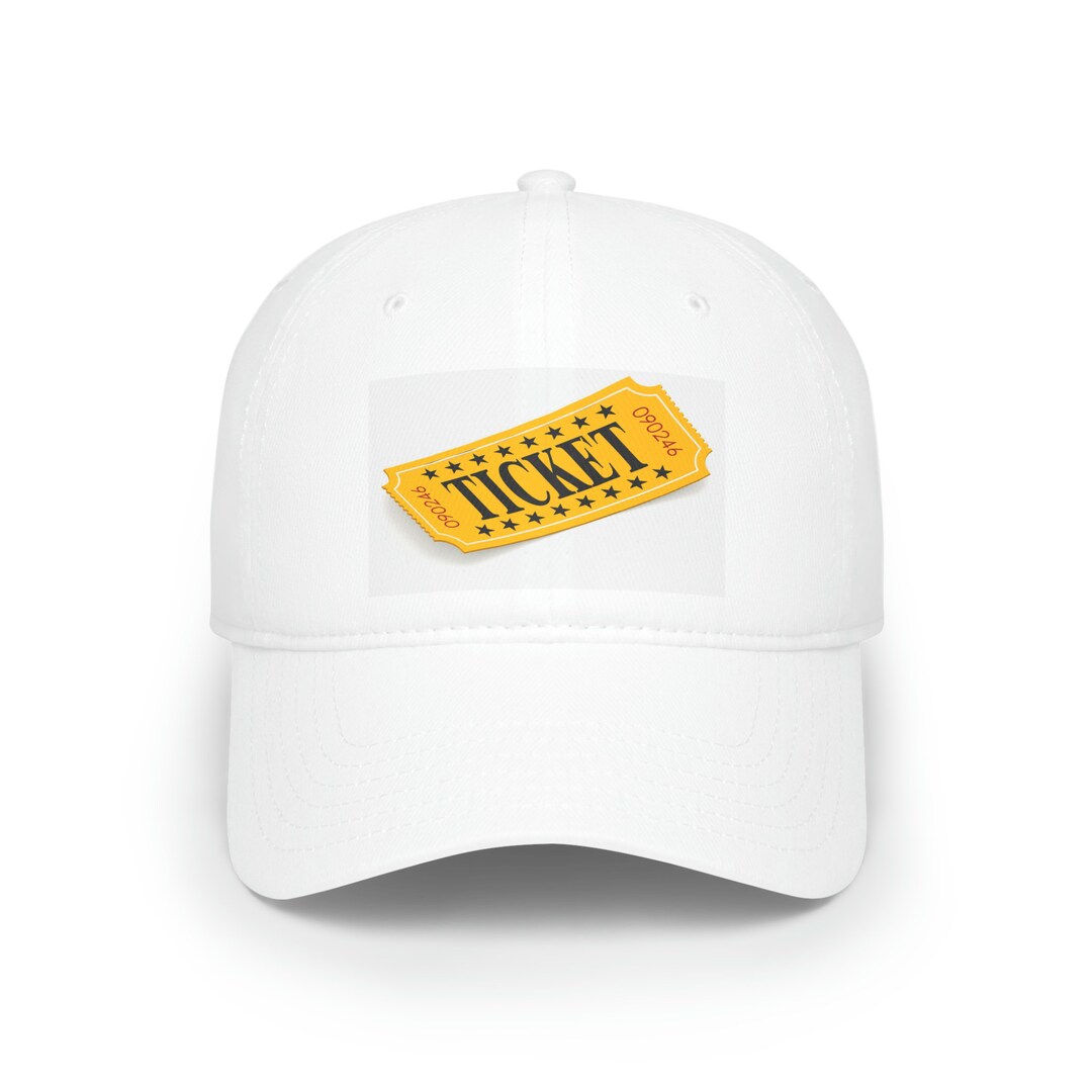 Low Profile Baseball Cap MOVIE NIGHT Ticket - Etsy