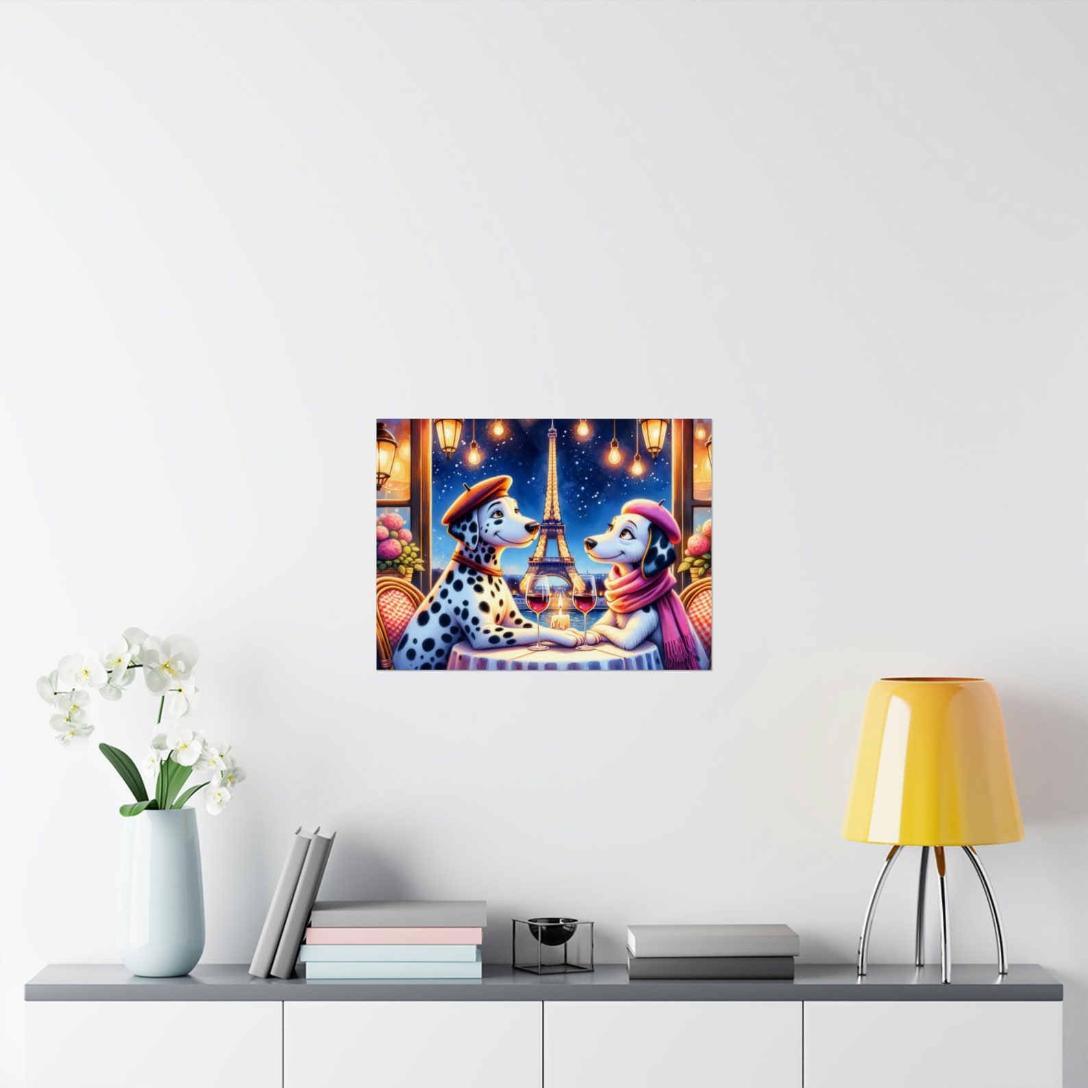 Dalmatians in Paris Posters Gift Home Decor Gift France Eiffel Tower ...