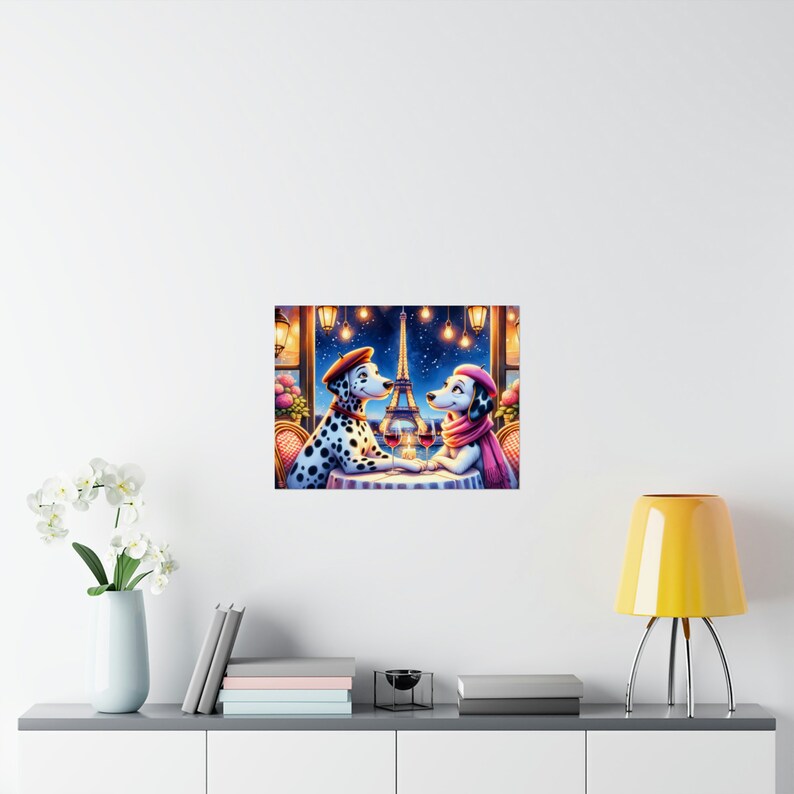 Dalmatians in Paris Posters Gift Home Decor Gift France Eiffel Tower ...
