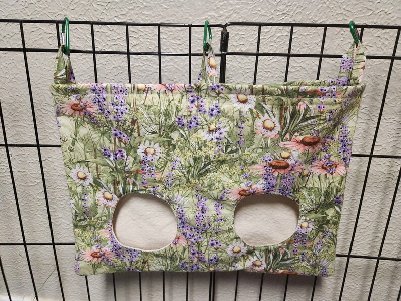 Canvas Large Hay Bags Assorted Prints, Rabbit Hay Bag, Guinea Pig Hay ...