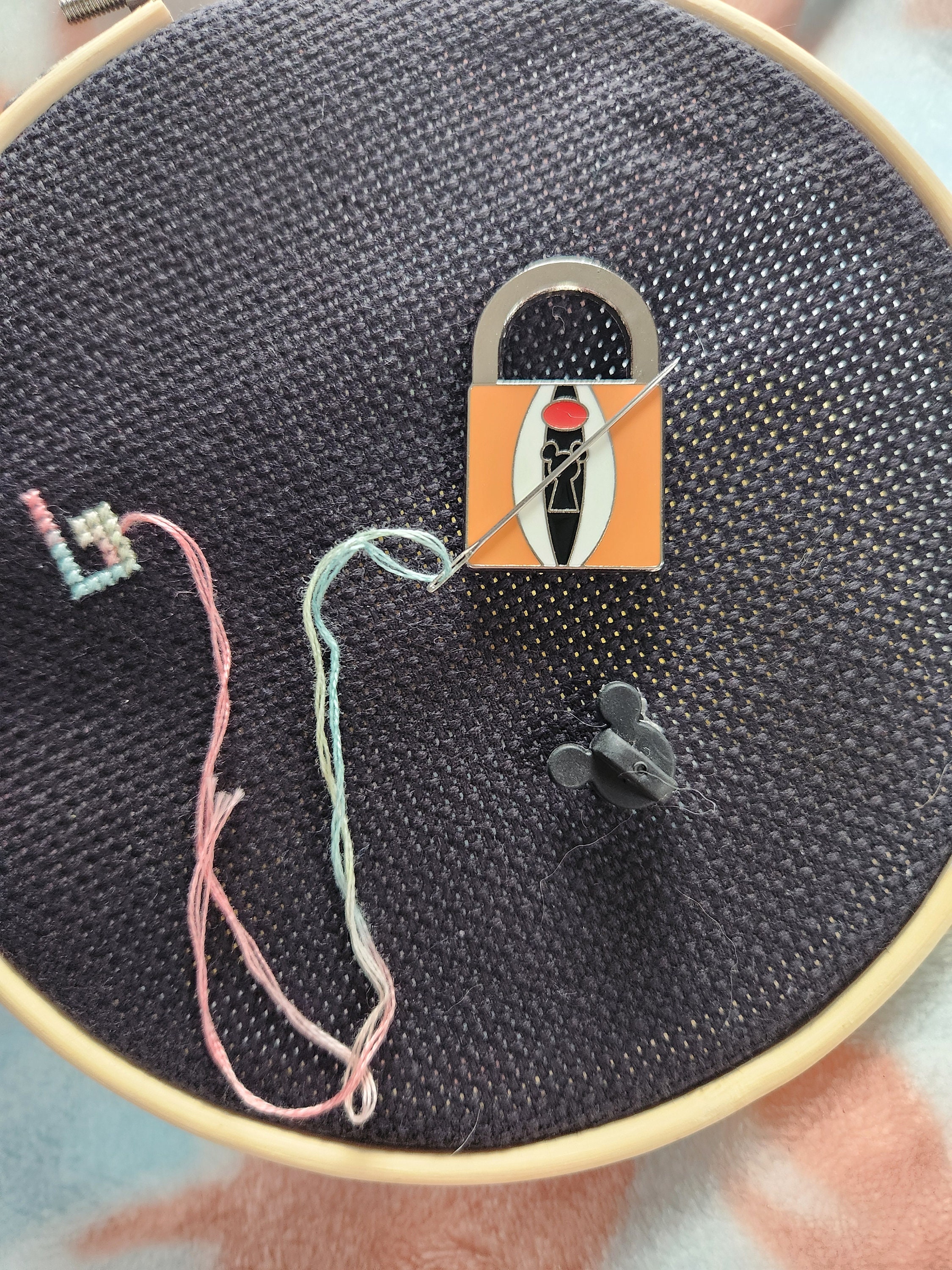 Needle Minder Chip and Dale Padlock - Etsy