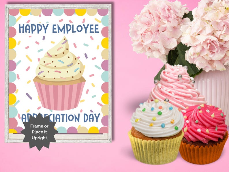 Employee Appreciation Day Sign: Printable Teacher, Nurse, Staff Gift ...