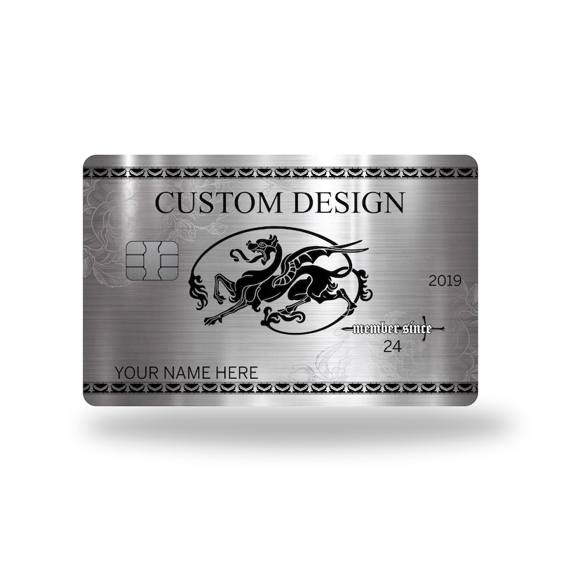 Metal Credit Card - Etsy