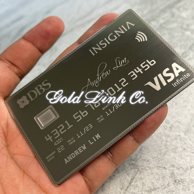 Metal Card DBS Insignia - Etsy