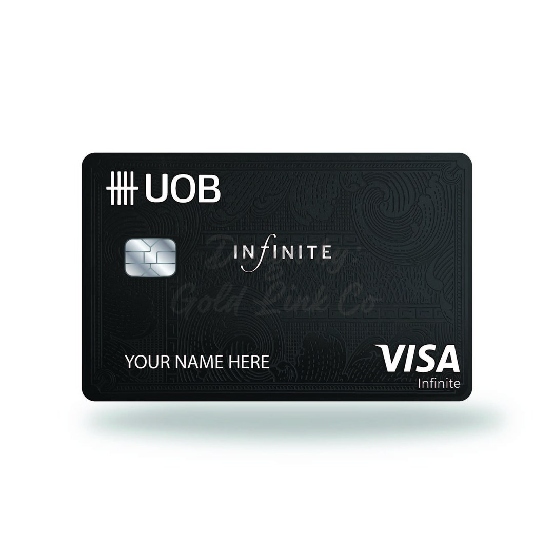 Metal Card 1:1 UOB Infinite Premium - Etsy
