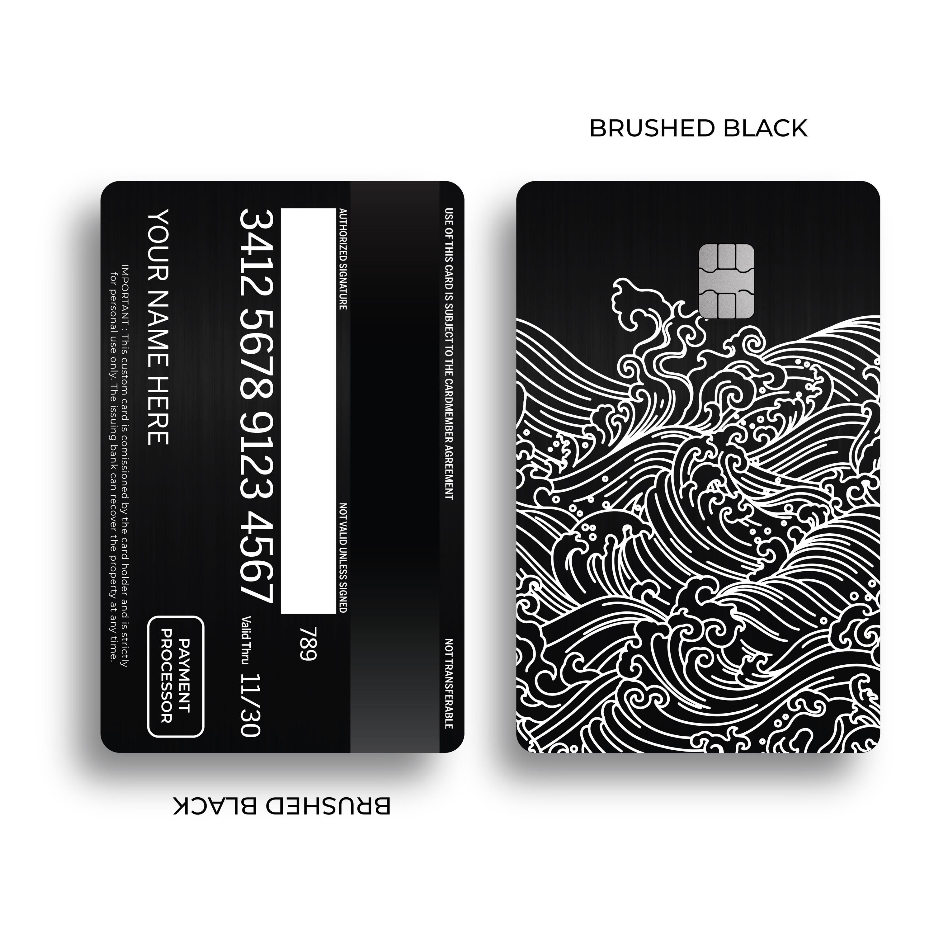 Custom Metal Card " Storm " - Etsy