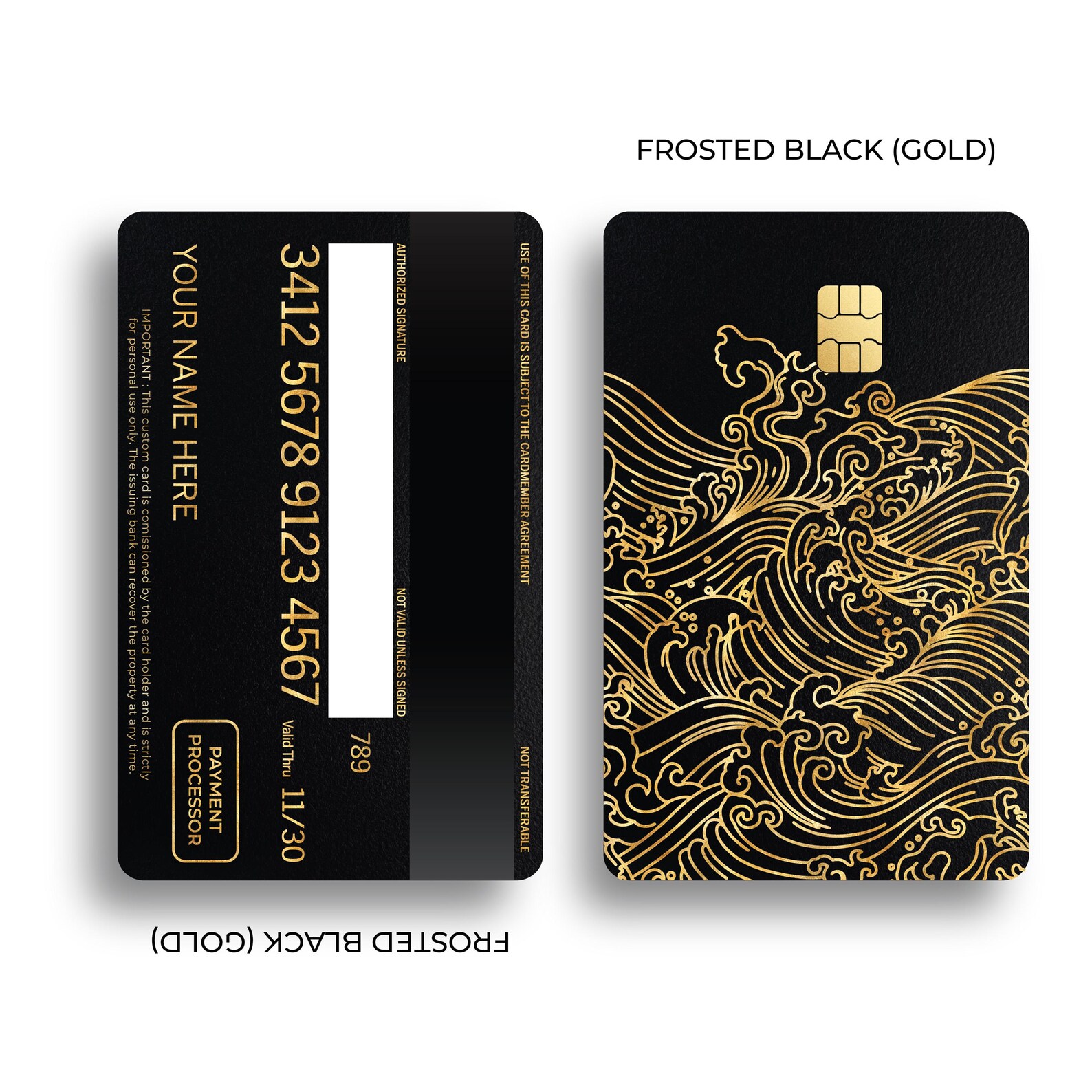 Custom Metal Card " Storm " - Etsy