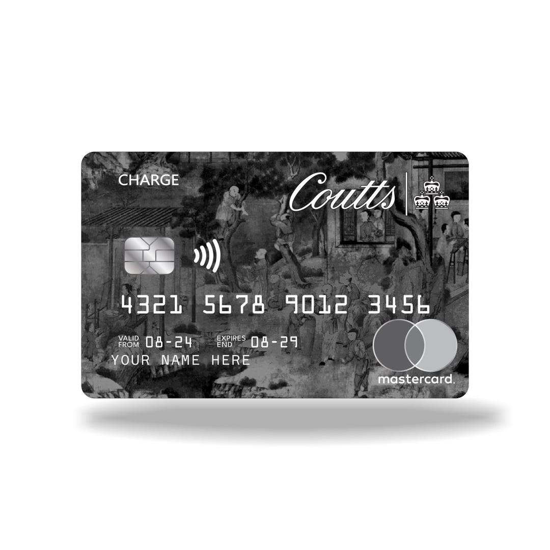 Metal Card Coutts & Co Silk Charge Card - Etsy