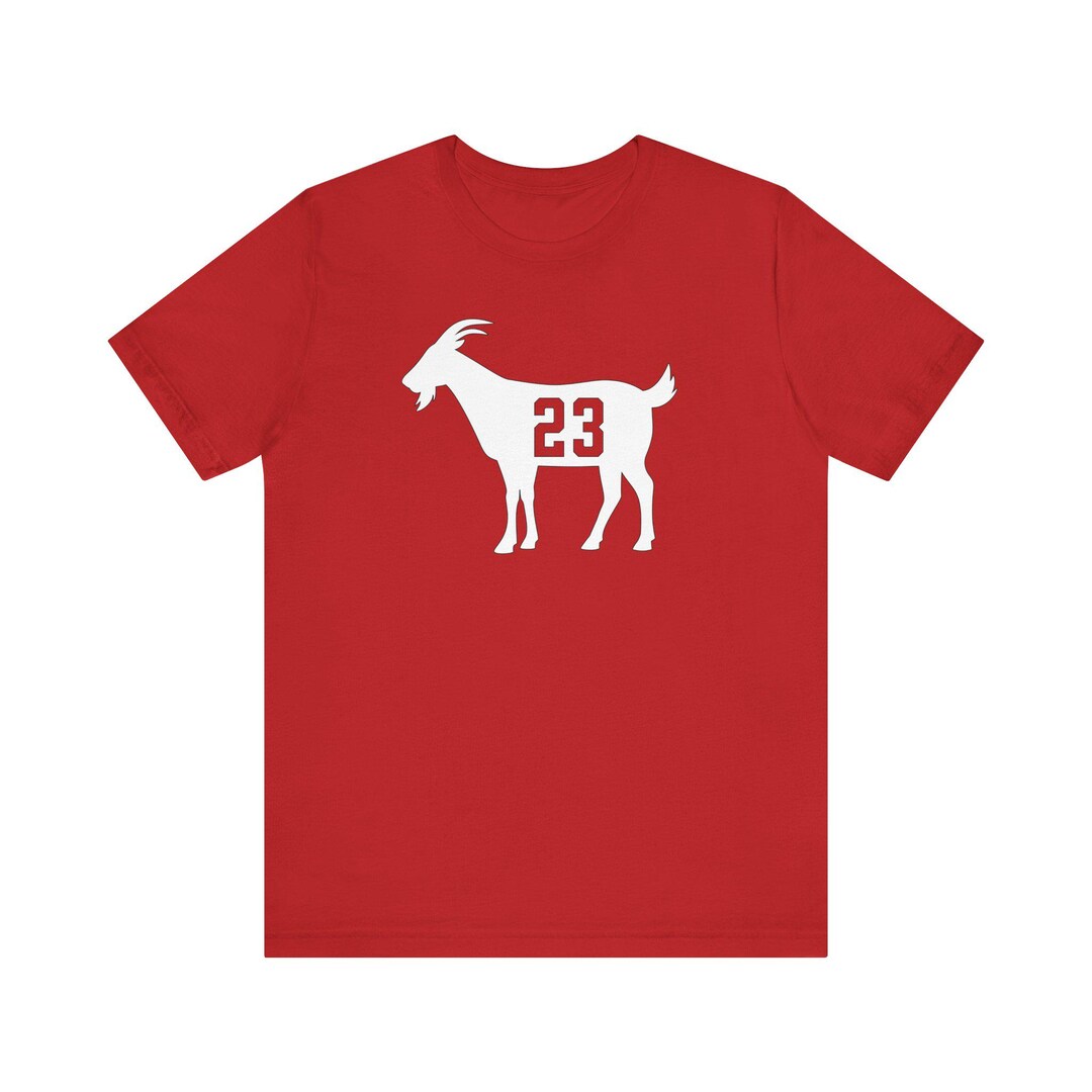 Michael Jordan GOAT #23 T-shirt: Chicago Basketball Fan Gift - Etsy