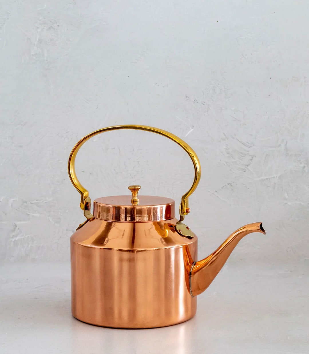 English Copper Tea Kettle - Etsy