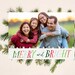 Editable Christmas Card - Merry and Bright Colorful Photo Card ...