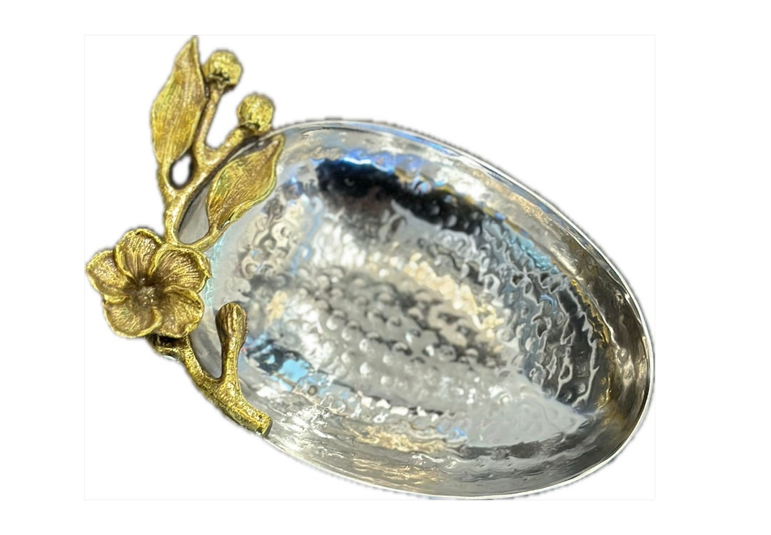 Small Oval Metals Bowls & Plate - Etsy