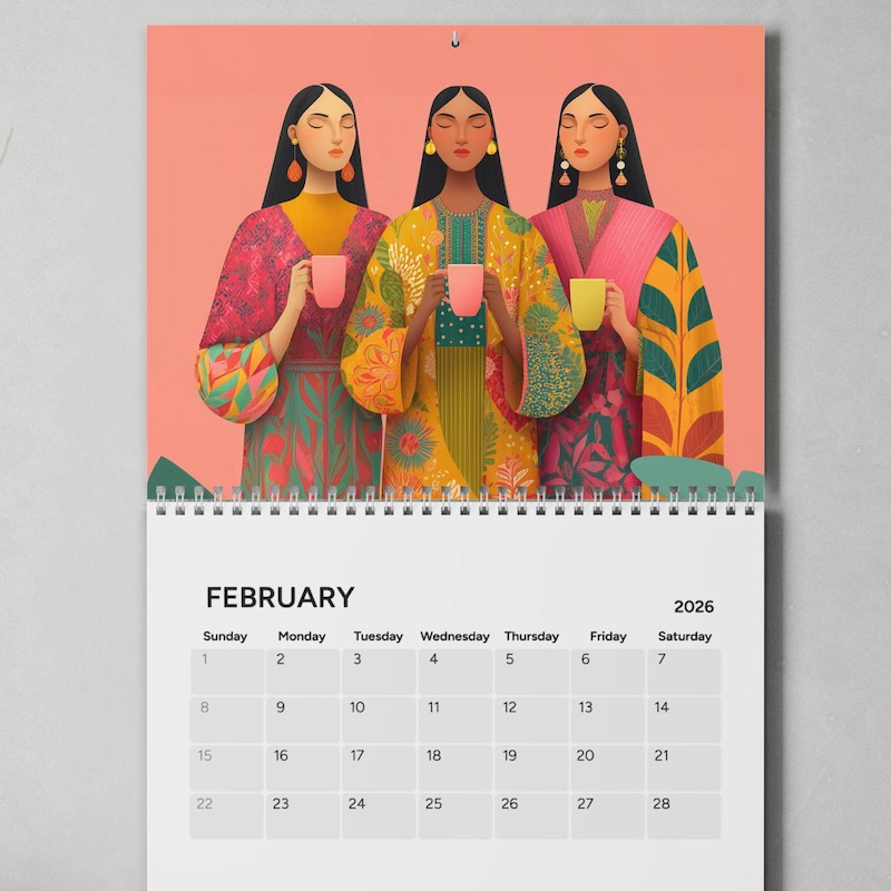 Asian Woman Calendar 2026 - Etsy