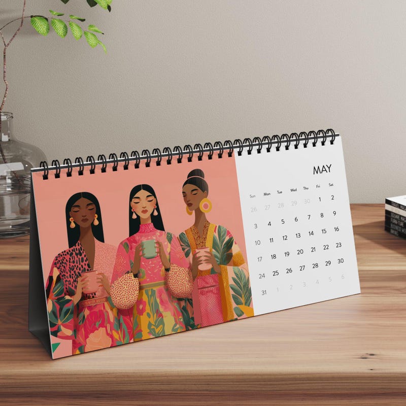 Asian Woman Calendar 2026 - Etsy