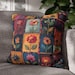 Ethnic Floral Patchwork Pillow Traditional Bohemian Desi Pakistani ...