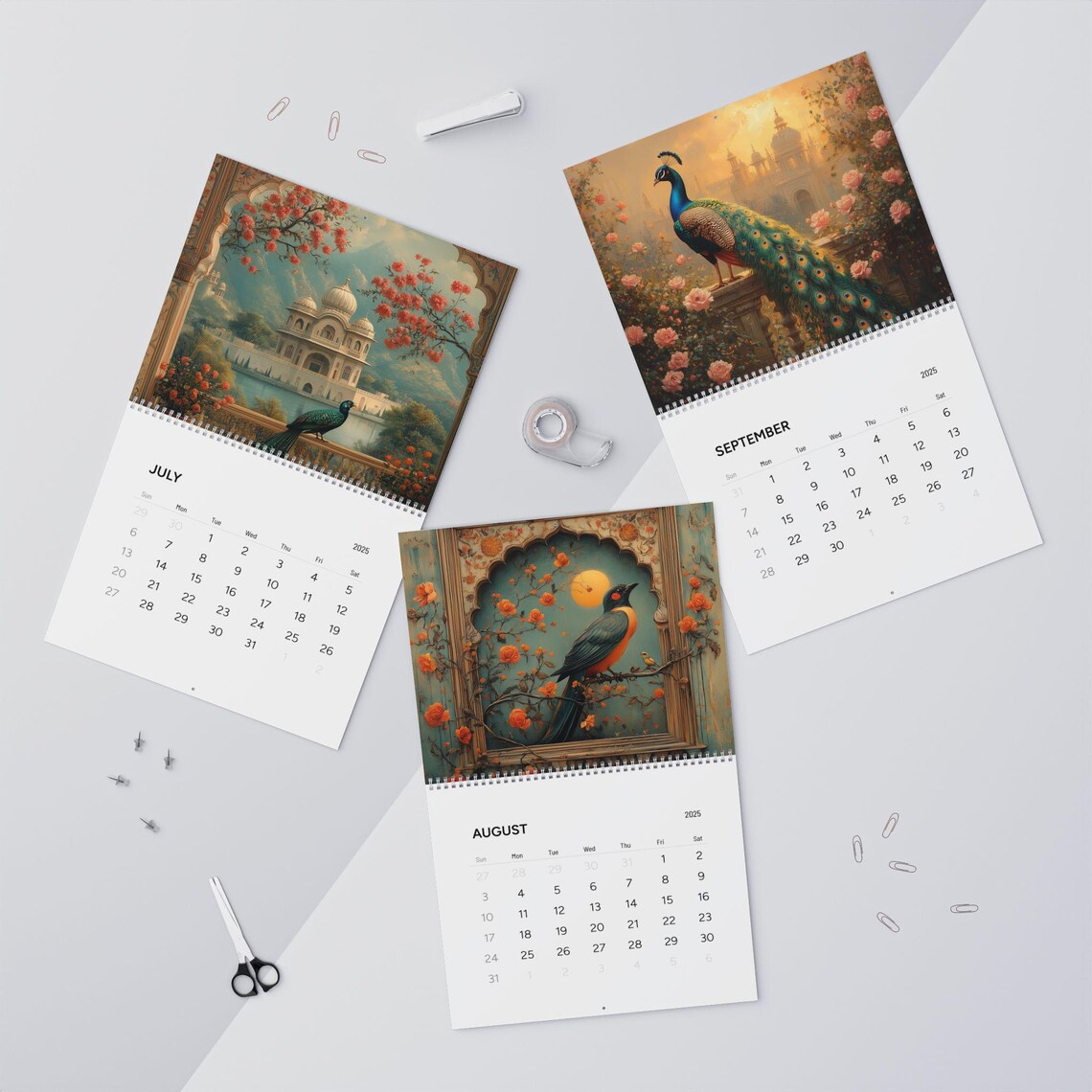 2025 Wall Calendar - Southasian Ethnic Style Calendar - Pakistani ...