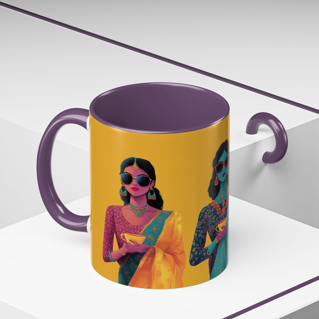 Desi Indian Bollywood Mug, Accent Coffee Mug (11, 15oz) Pakistani ...