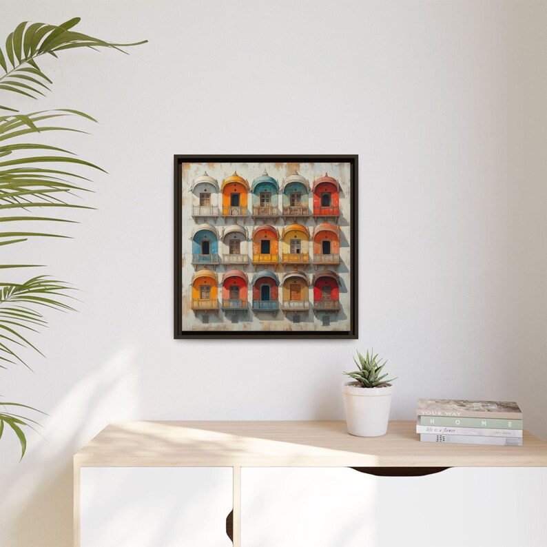 Indian Traditional Jharoka Digital Wall Art Pakistani Indian Desi ...