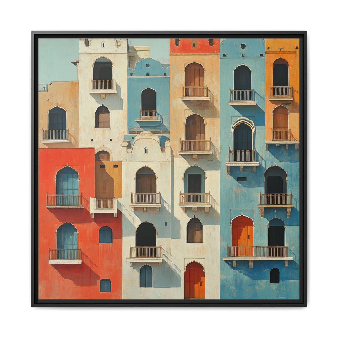 Indian Traditional Jharoka Digital Wall Art Pakistani Indian Desi ...