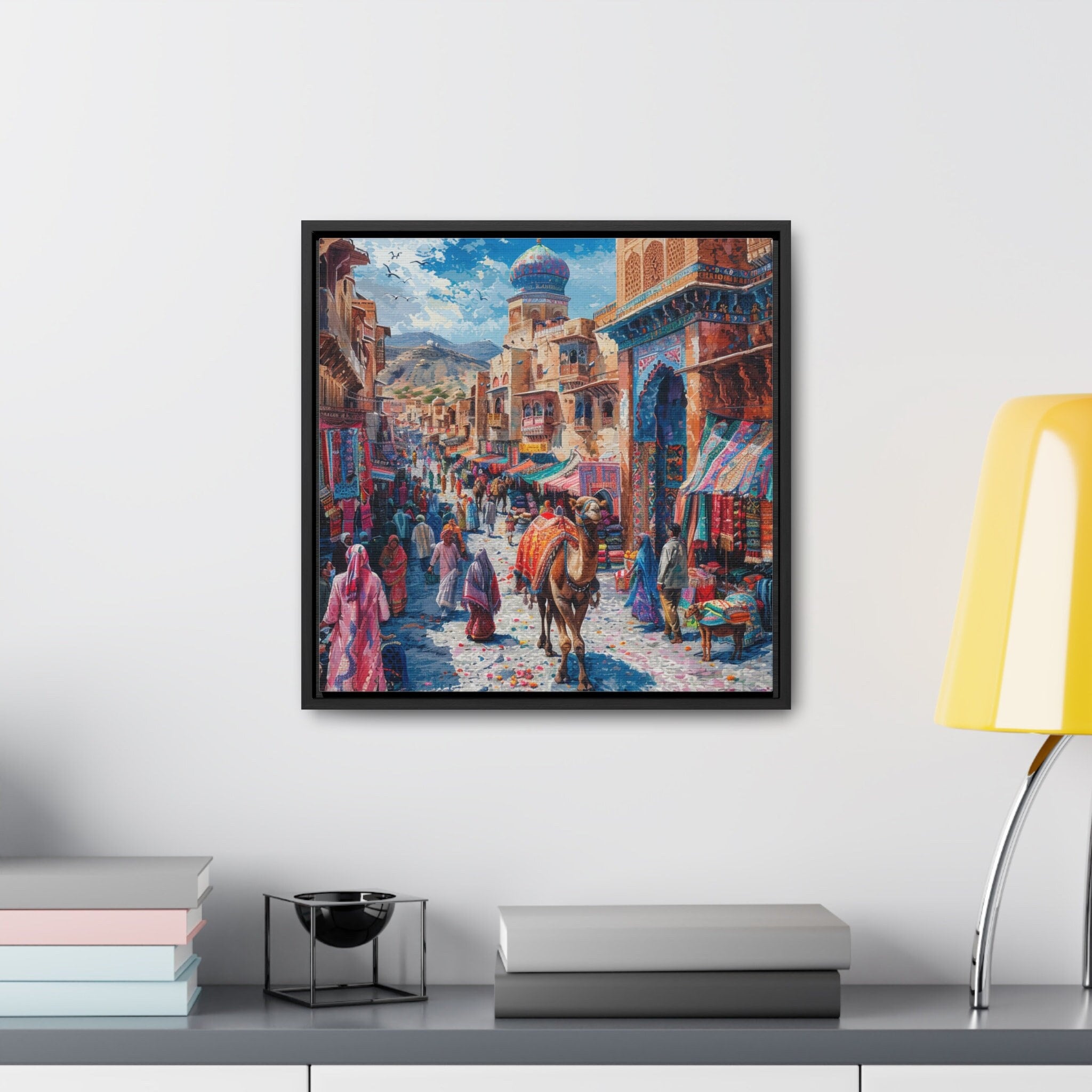 Sindhi Village Art Painting, Digital Download Only, Mughal Palace Afghan Pakistani Indian Women ...