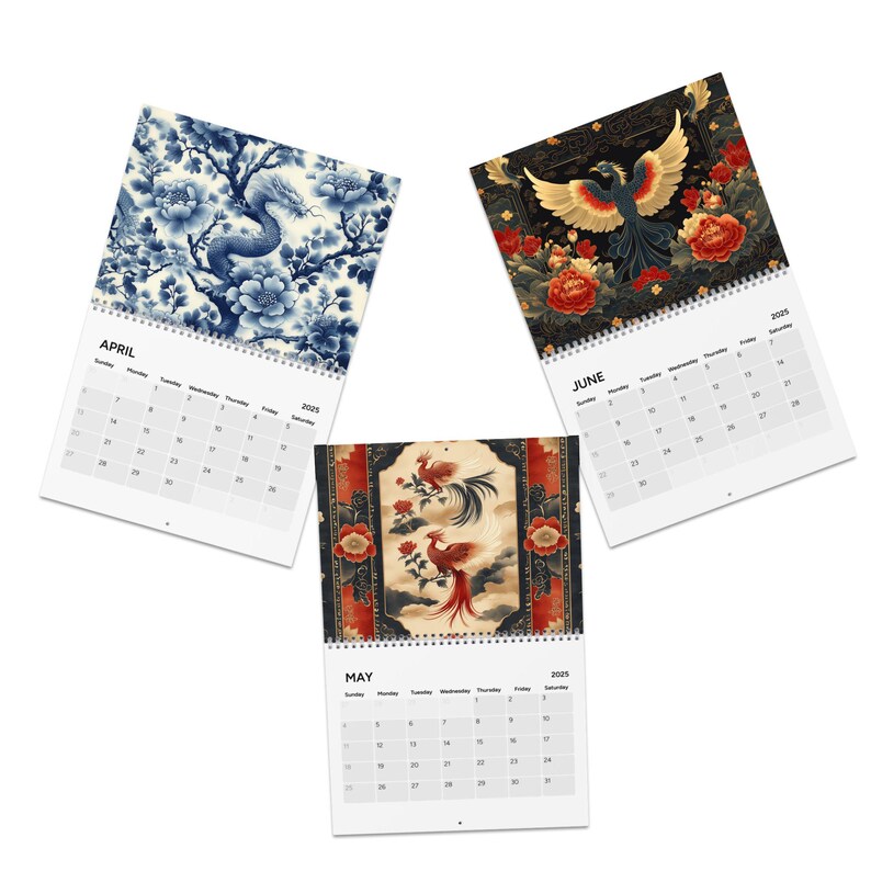 2025 Chinese Traditional Wall Calendar - Yearly Monthly Scheduler for ...
