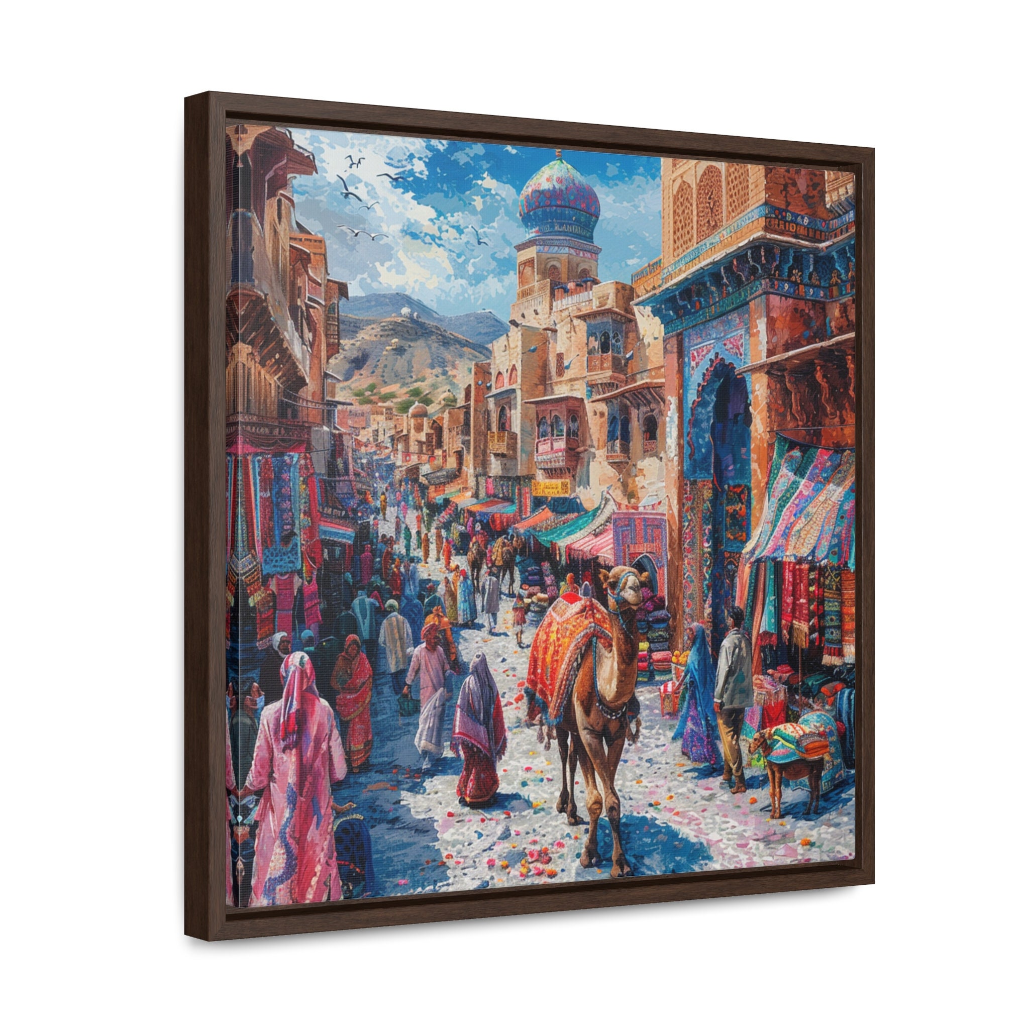 Sindhi Village Art Painting, Digital Download Only, Mughal Palace ...