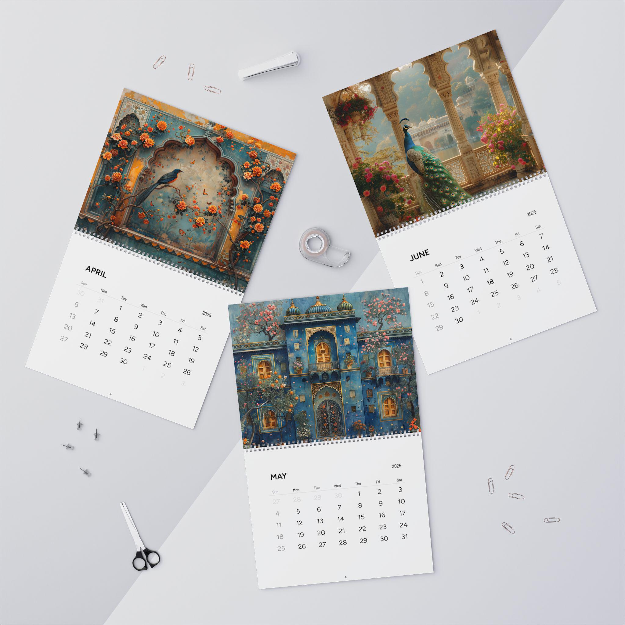 2025 Wall Calendar - Southasian Ethnic Style Calendar - Pakistani ...